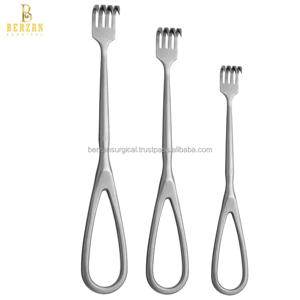 Volkmann Bone Retractor 4 Blunt Prong 220mm Best Quality Rake Volkman ...