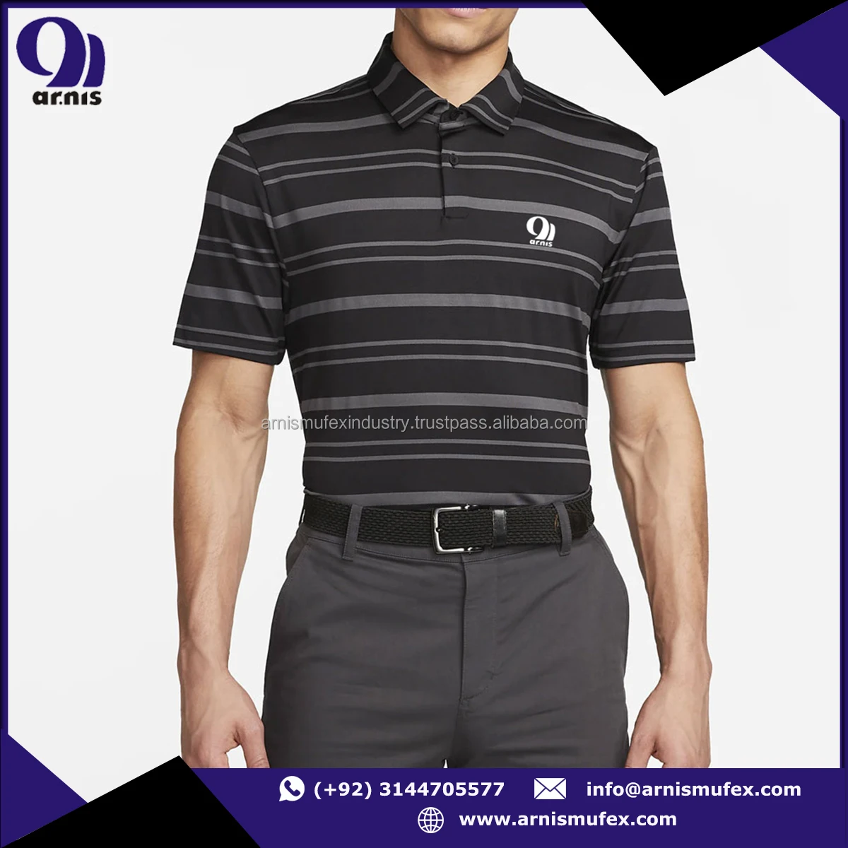 High Quality Custom Polyester Golf Men's Polo Plus Size Best Material ...
