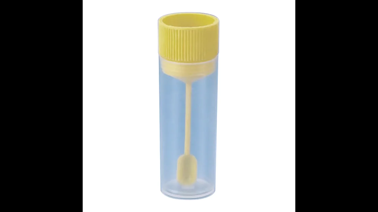 Stool Container With Spoon 25ml Disposable And Graduated Plastic ...