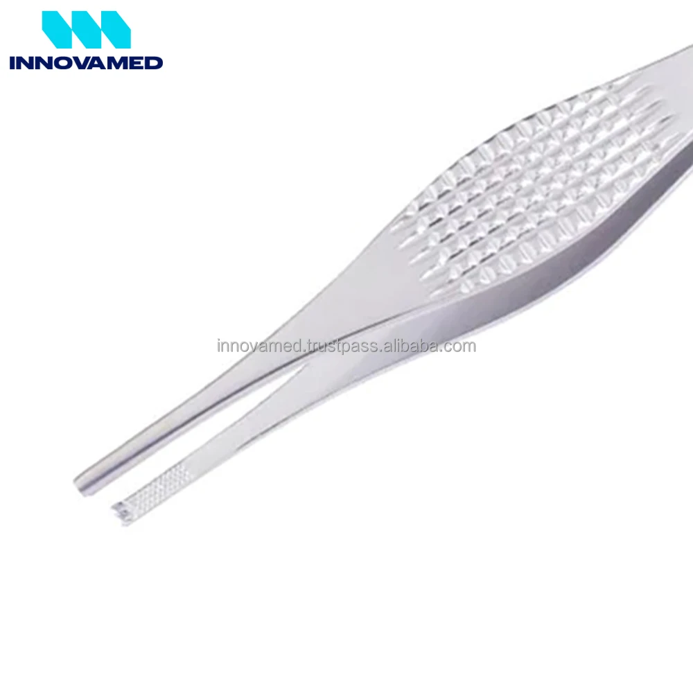 Stainless Steel Tissue Forceps Straight Curved Surgical Forceps 8 cm ...