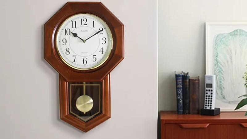 Taiwan Custom Wooden Modern Pendulum Wall Clock - Buy Decorative ...