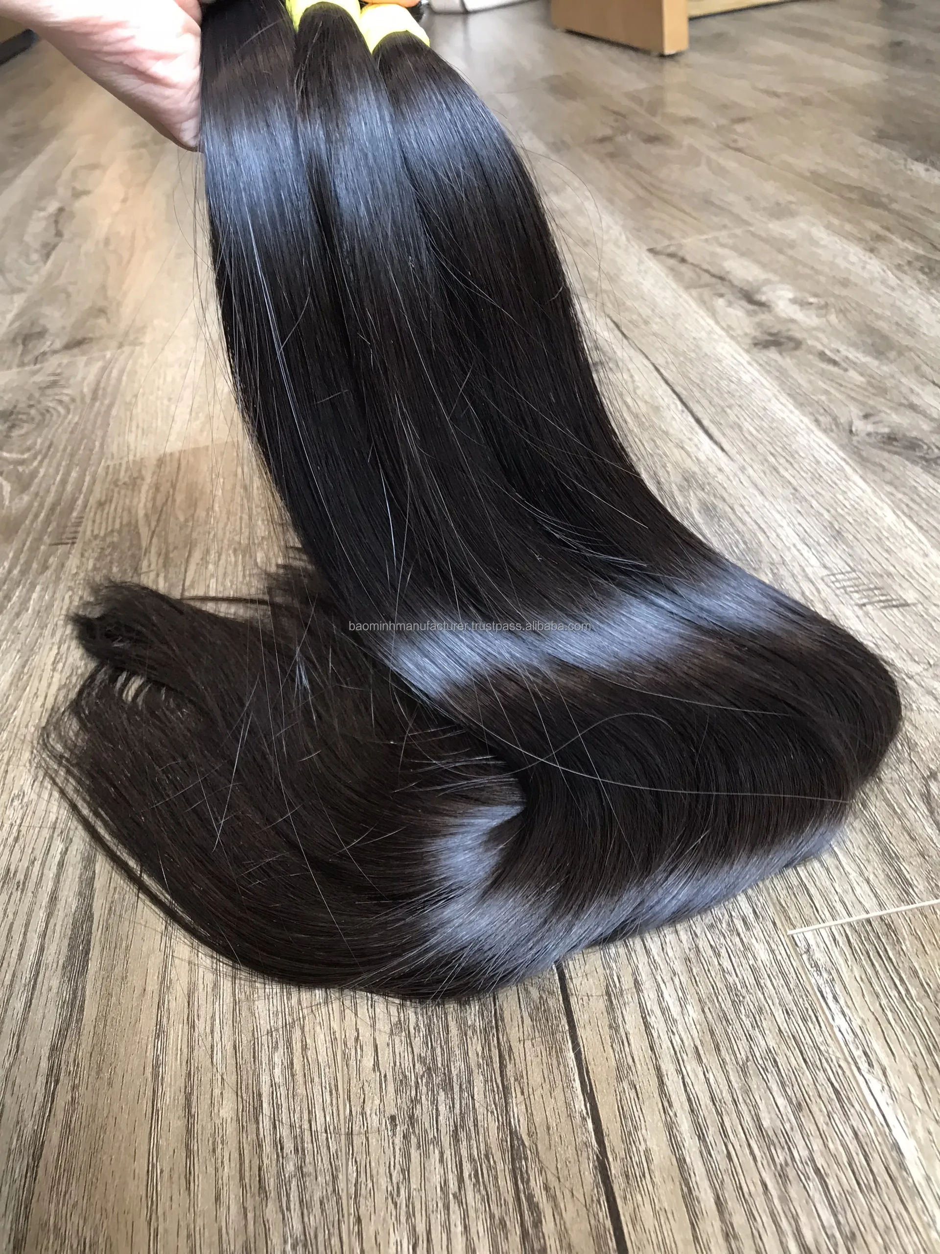 Wholesale Raw Human Hair - Natural Straight & Color Black