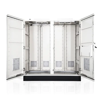 38u Height Outdoor Data Cabinet Floor Mounted 19 Stainless Steel Ip56 ...