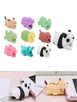 3 Cable Protector Animal Cute Cartoon Bites Winder Organizer For Usb ...