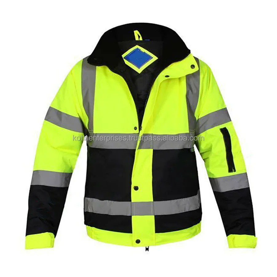 100%cotton Industrial Heavy Duty Safety Working Jacket - Buy High ...