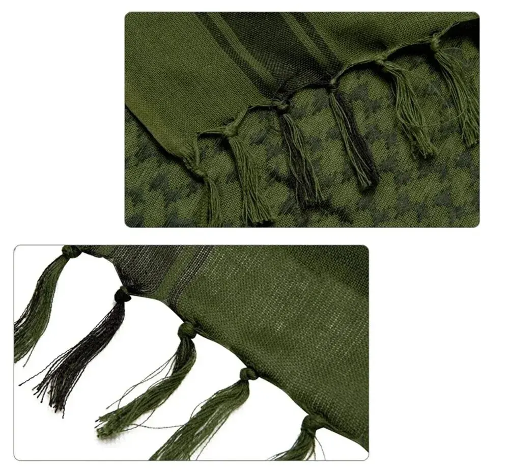 Keffiyeh Tactical Desert Scarf Wrap Shemagh Head Neck Arab Scarf ...
