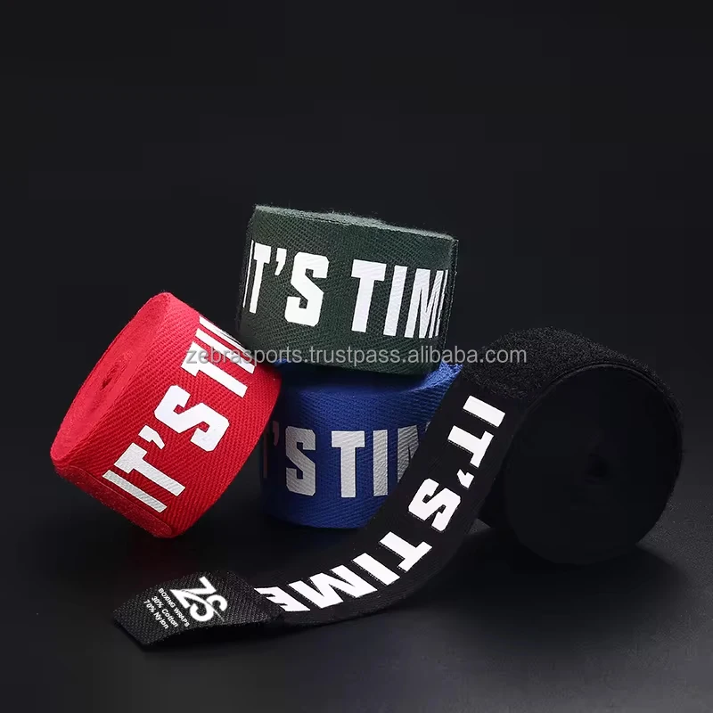 Custom Printed Boxing Bandage Cotton Hand Wrap Boxing