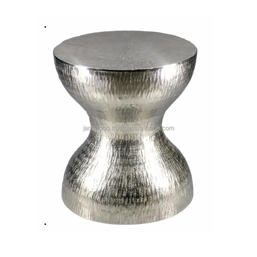 Modern Design Side Table Aluminium Accent Piece End Table & Stool Plant ...