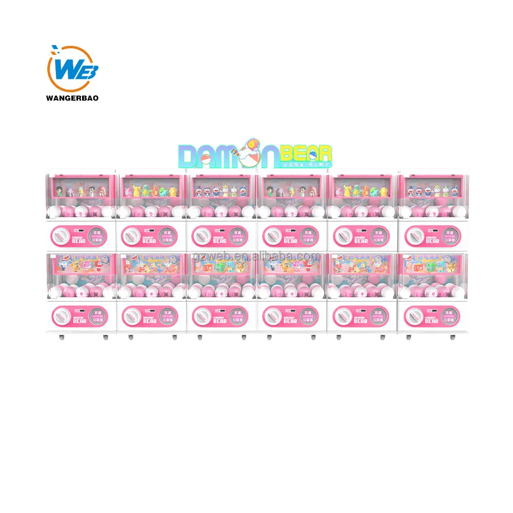 Wangerbao Source Manufacturer Gacha Machine Capsule Gashapon Machines Customized Coin Operated ...