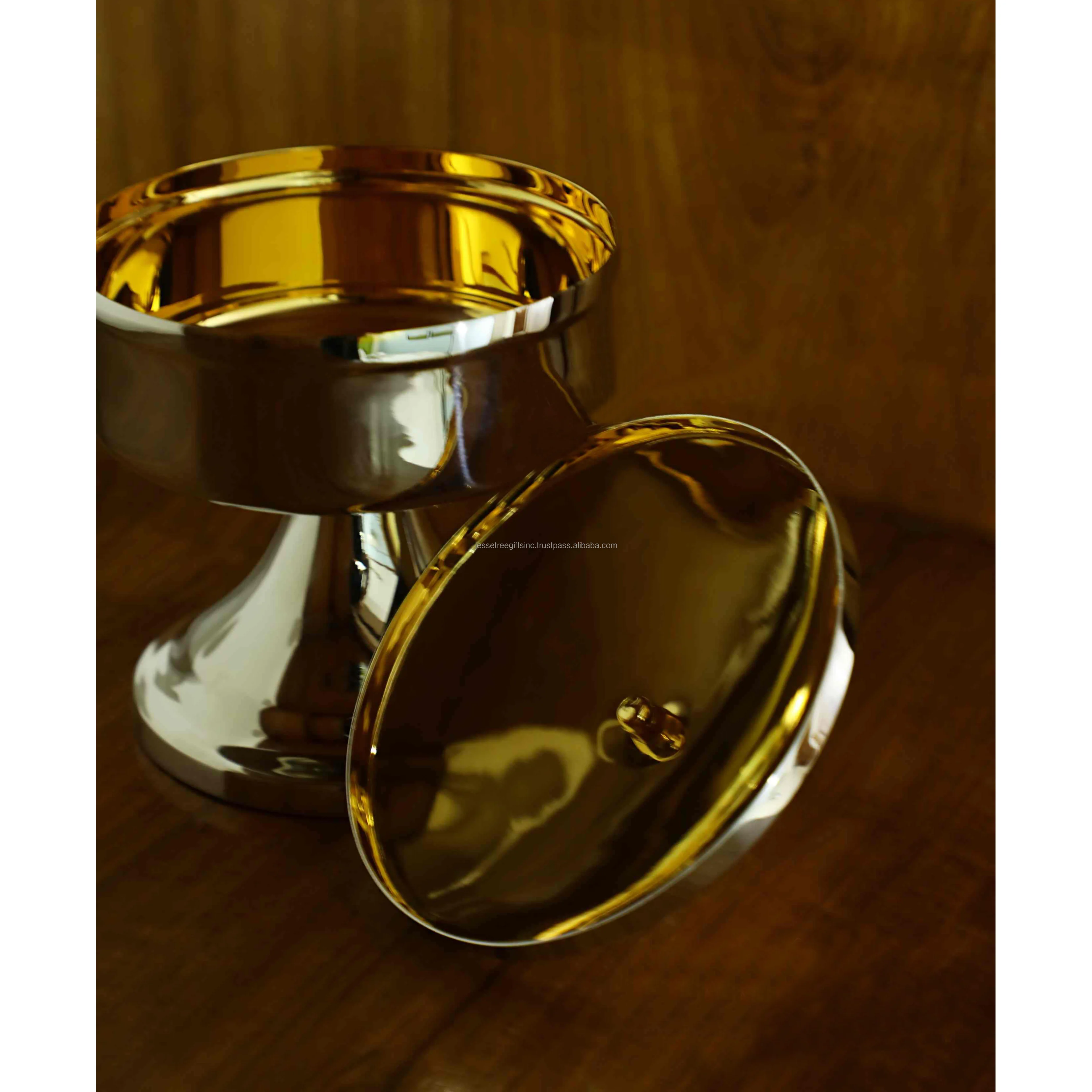 Modern Style Metal Church Ciborium With Nickel Plating Finishing Round ...