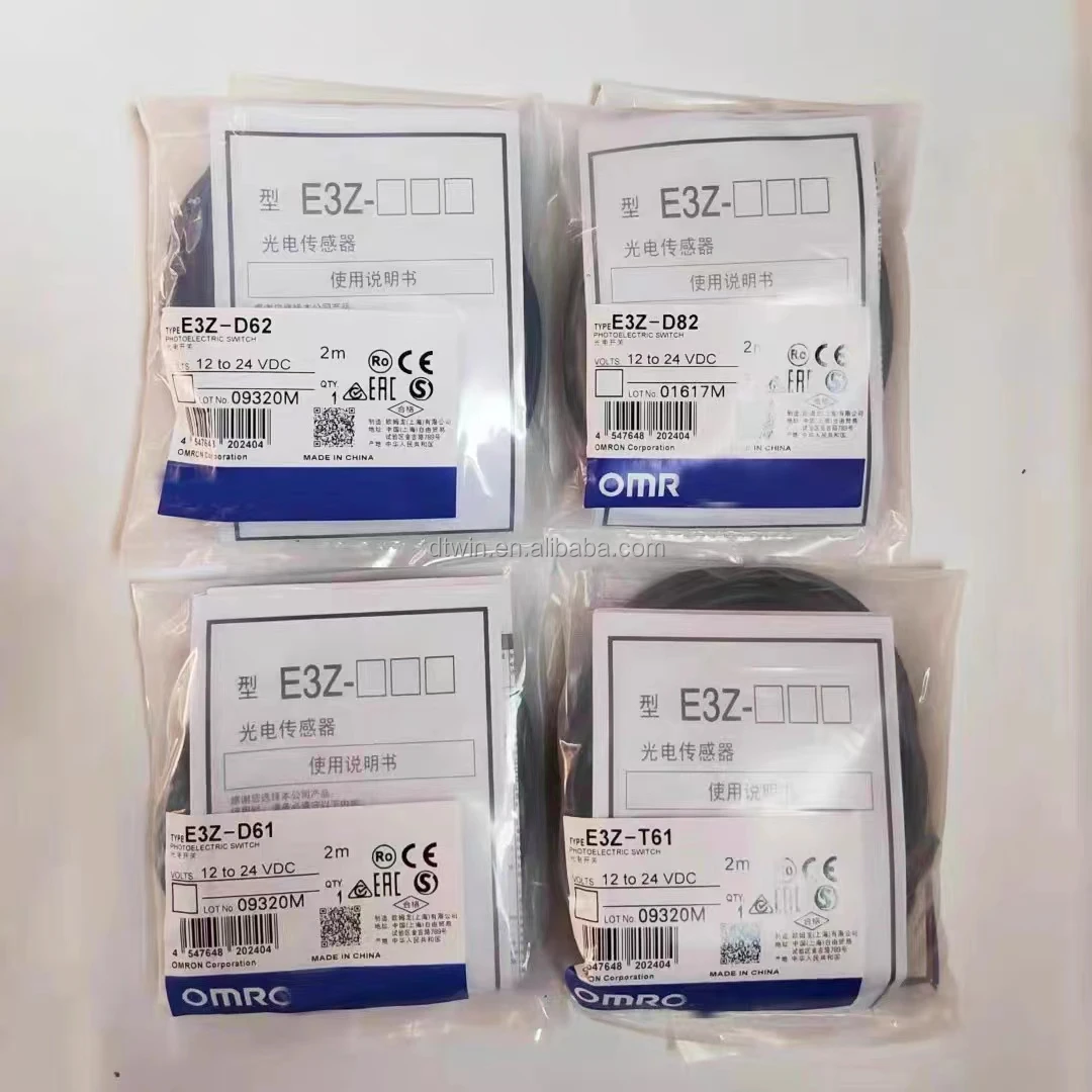 Omron Optoelectronics Open E3Z-D61 D62 D81 D82 E3Z-LT81 E3Z-R61 R81 ...
