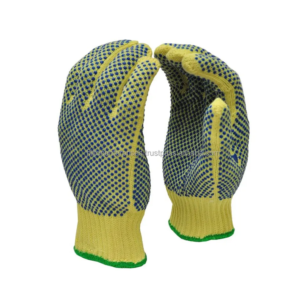 OEM Double Sided PVC Dotted Gloves Factory Price Free Sample Anti Slip ...