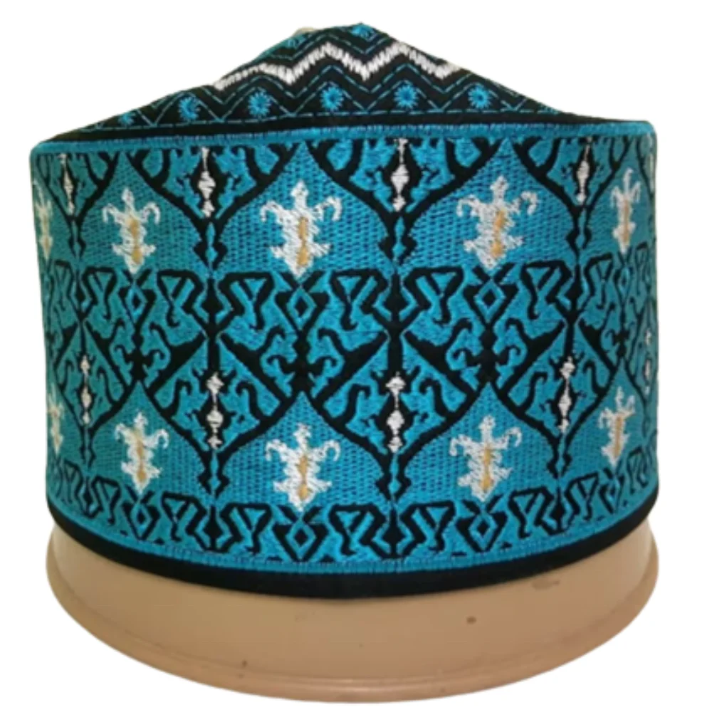 Exclusive Islamic Muslim Mens Worship Hat Embossed Omani Namaz Topi ...