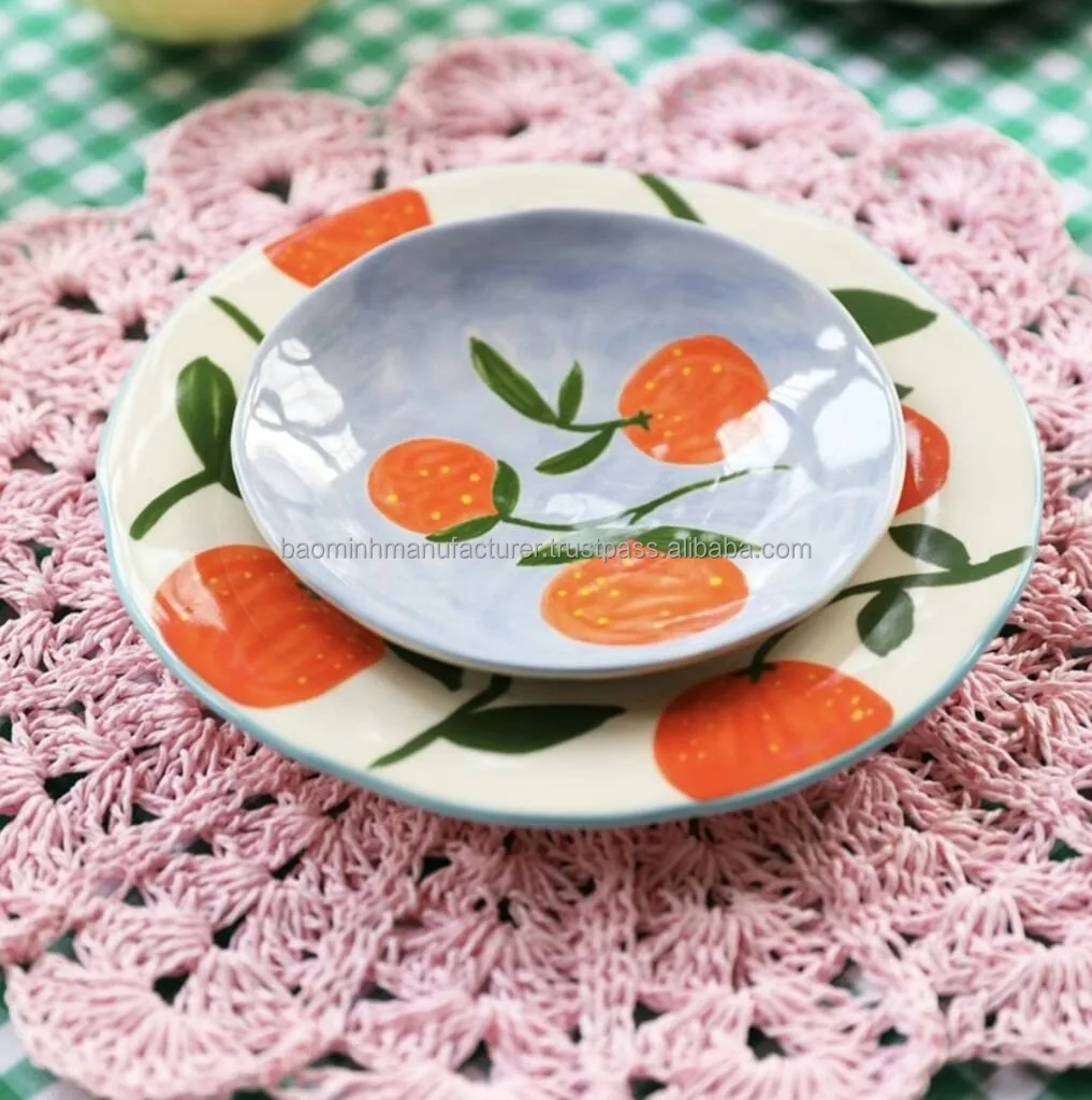 Colorful Twisted Paper Crocheted Daisy Placemat Charger Plate for Table ...