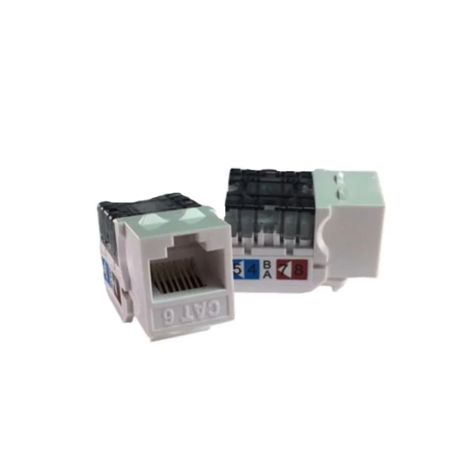 Rj45 Keystone Connector Cat6 Modular Jack 8p8c Unshielded - Buy Rj45 ...