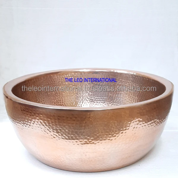 Spa Bowl Large Spa Foot Soak Hammered Copper Pedicure Bowl - Buy Spa ...