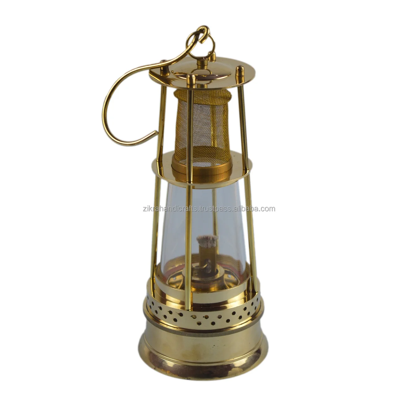 Trendy Brass Oil Lamp Stylish Shiny Finishing Design Emergency Kerosene ...