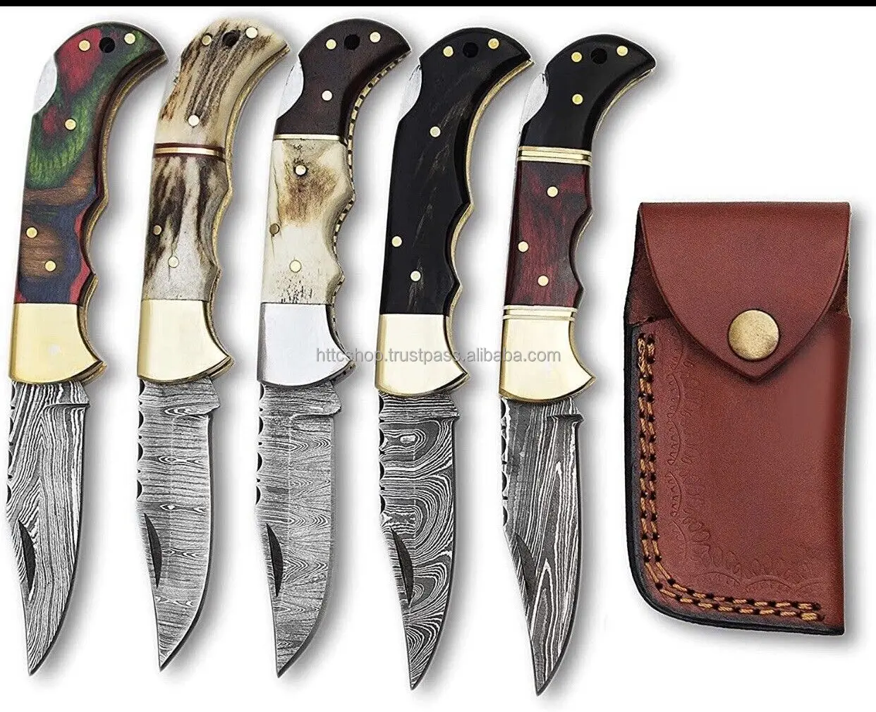 whole sale Folding knives Damascus Steel Knife Pocket Knife with ...