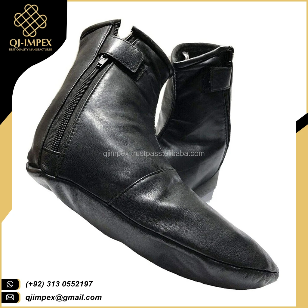 Men's Islamic Mest Sock Soft Halal Goat Leather Warm Lining For Winter ...