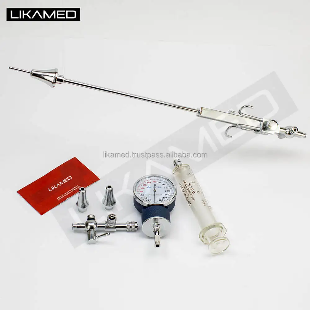 LIKAMED Schultze Salpingograph HSG Set with Manometer, Tubal Catheter ...