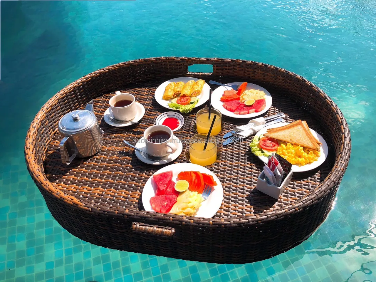 Round Pool Floating Tray - Durable and Stylish Design