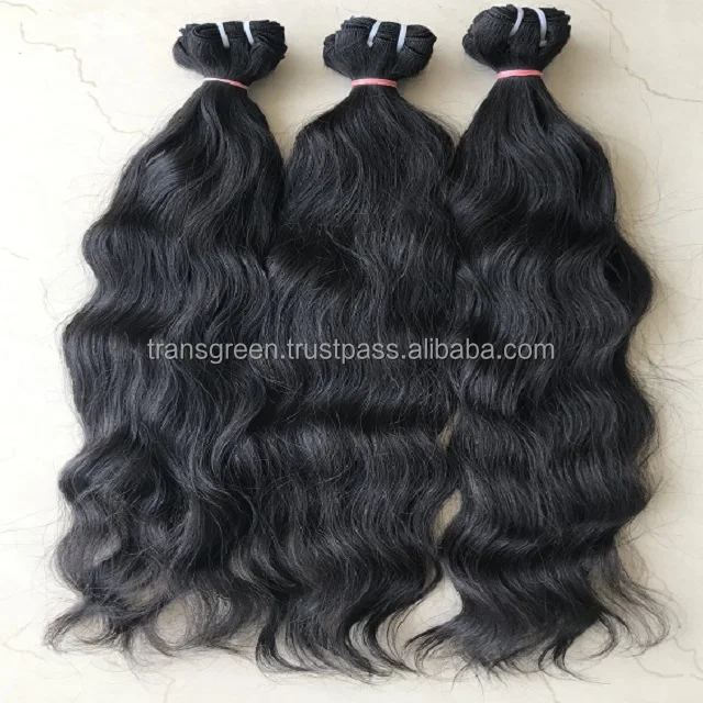 Remy Indian Virgin 22" Inch Human Hair Extensions Long Wavy Cuticle ...