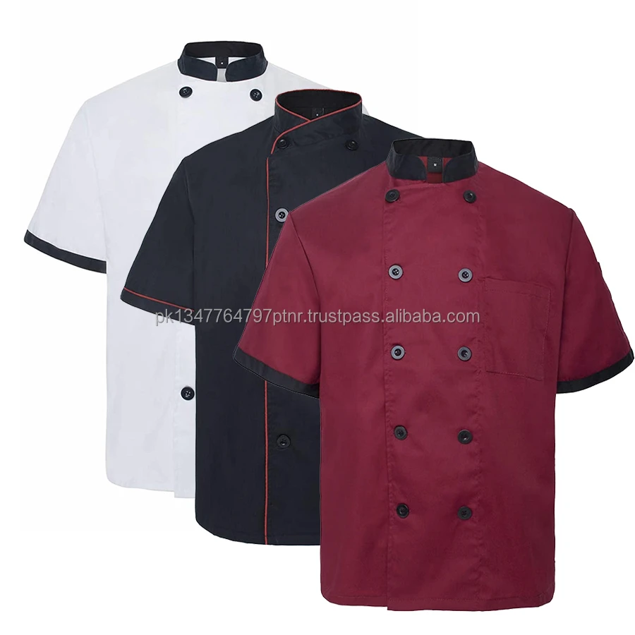 Premium Quality Cotton Cheff Coat Chef Uniforms Restaurant Uniforms ...