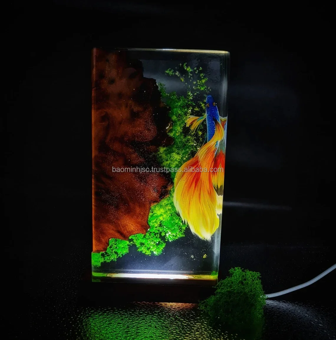 Epoxy Resin Night Light - Perfect Holiday Gift & Decoration