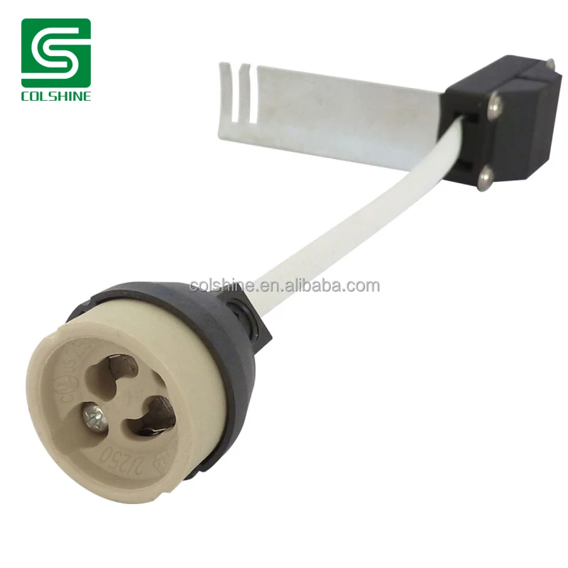 Ceramic Gu10 Spotlight Lamp Holder Gu10 Socket Gu10 Connector With ...