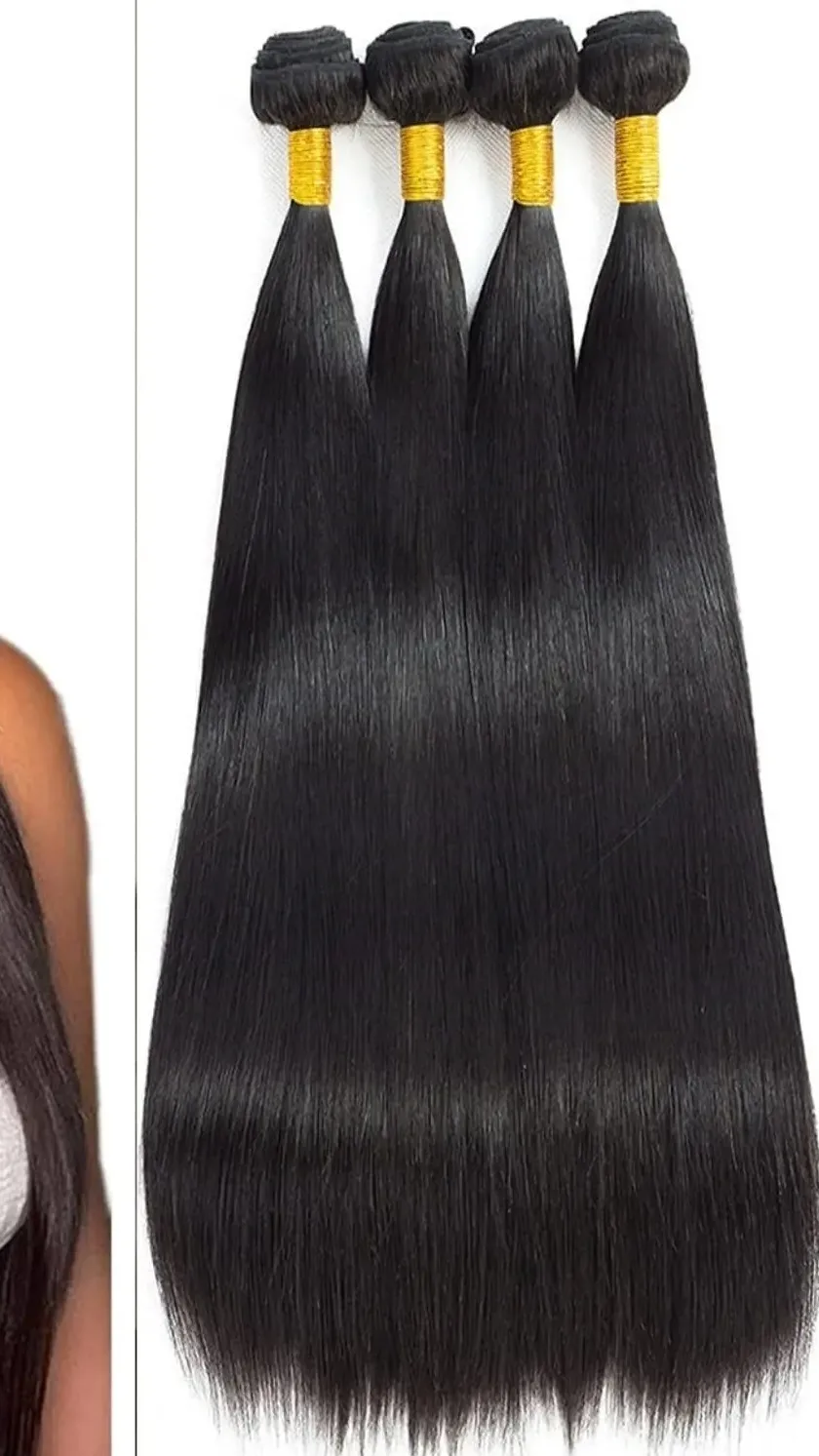 Wholesale 100%raw Virgin Burmese Human Hair Bundles Double Drawn Bone Straight Cuticle Aligned ...