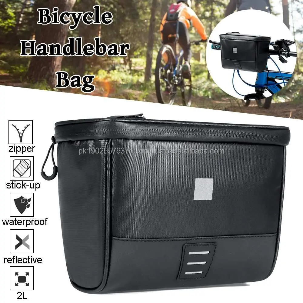 Handle Bar Bag Front Frame Bag Cycling Bicycle Top Tube Storage Bag ...