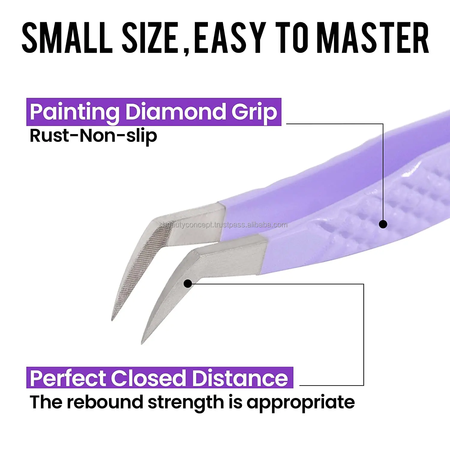 New White Color Gold Text Premium Cardboard Box Packaging For Eyelash ...