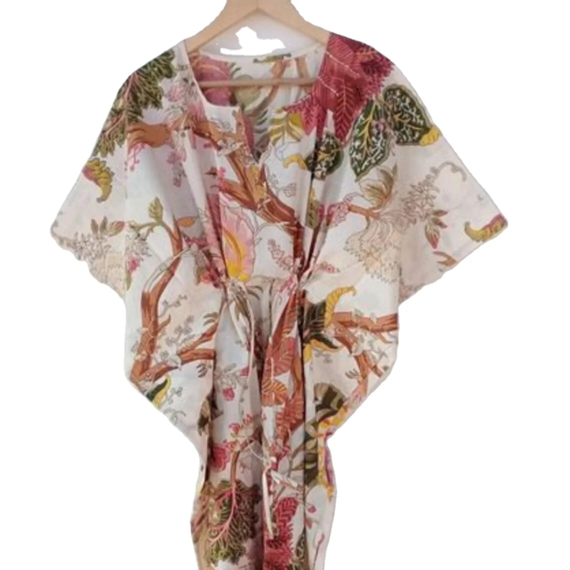 Cotton Kaftan Indian Floral Kaftan Long Kaftan Dress For To Be Moms ...