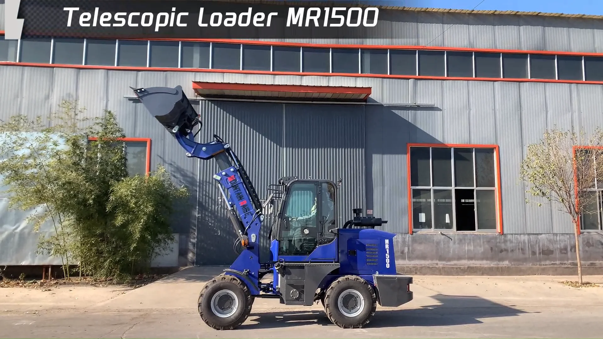 Customizable Mini Telescopic Wheel Loaders Mr1500 1.5ton Front Small ...