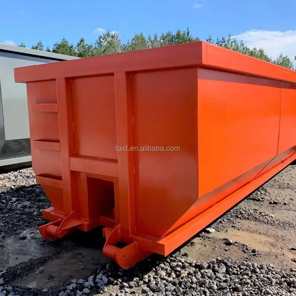 Heavy Duty Rectangular Roll Off Customizable Roll On Roll Off Dumpster ...