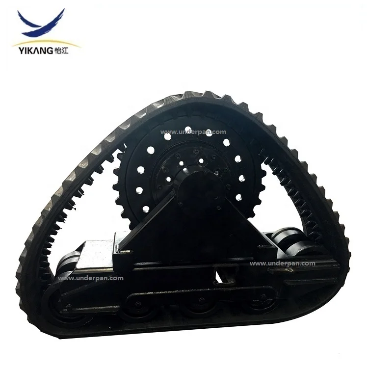 6 Tons Triangle Rubber Track Undercarriage For Farm Tractor Crawler ...