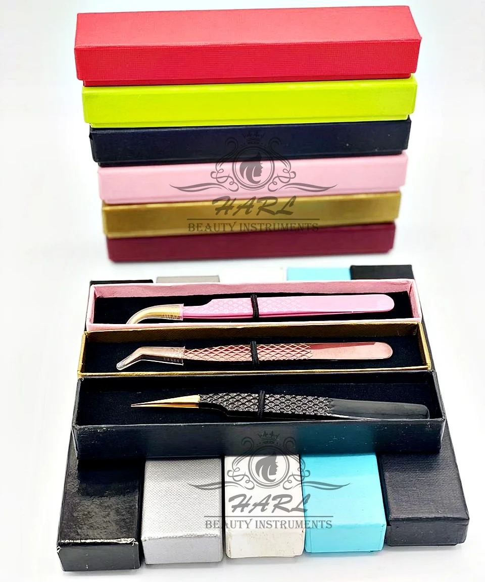 Cardboard Box Packaging For Eyelash Tweezers Eyelash Extension Tweezers ...