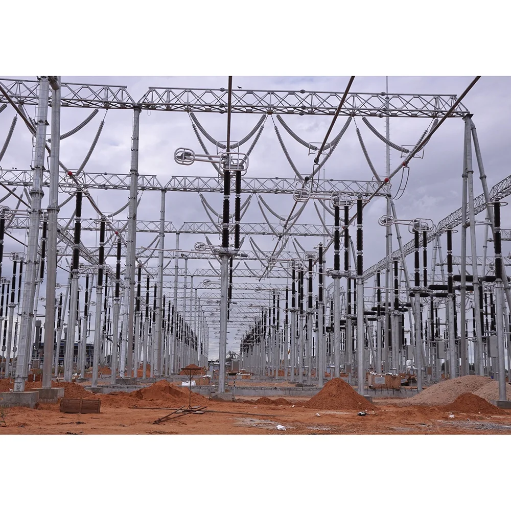 Galvanized Steel Structure for Electrical Substation Structures Steel ...
