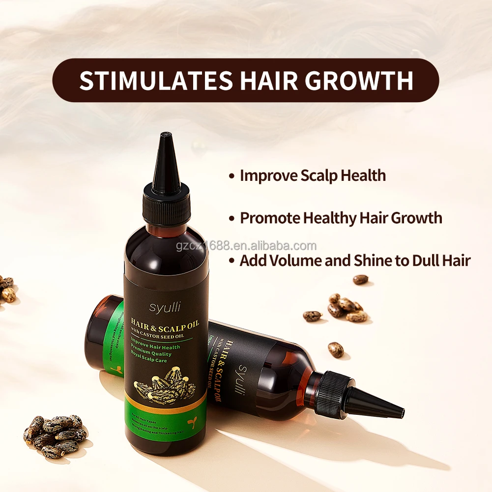 Custom All Natural Formula Hair Growth Oil Serum Nourishing Scalp Rapid ...