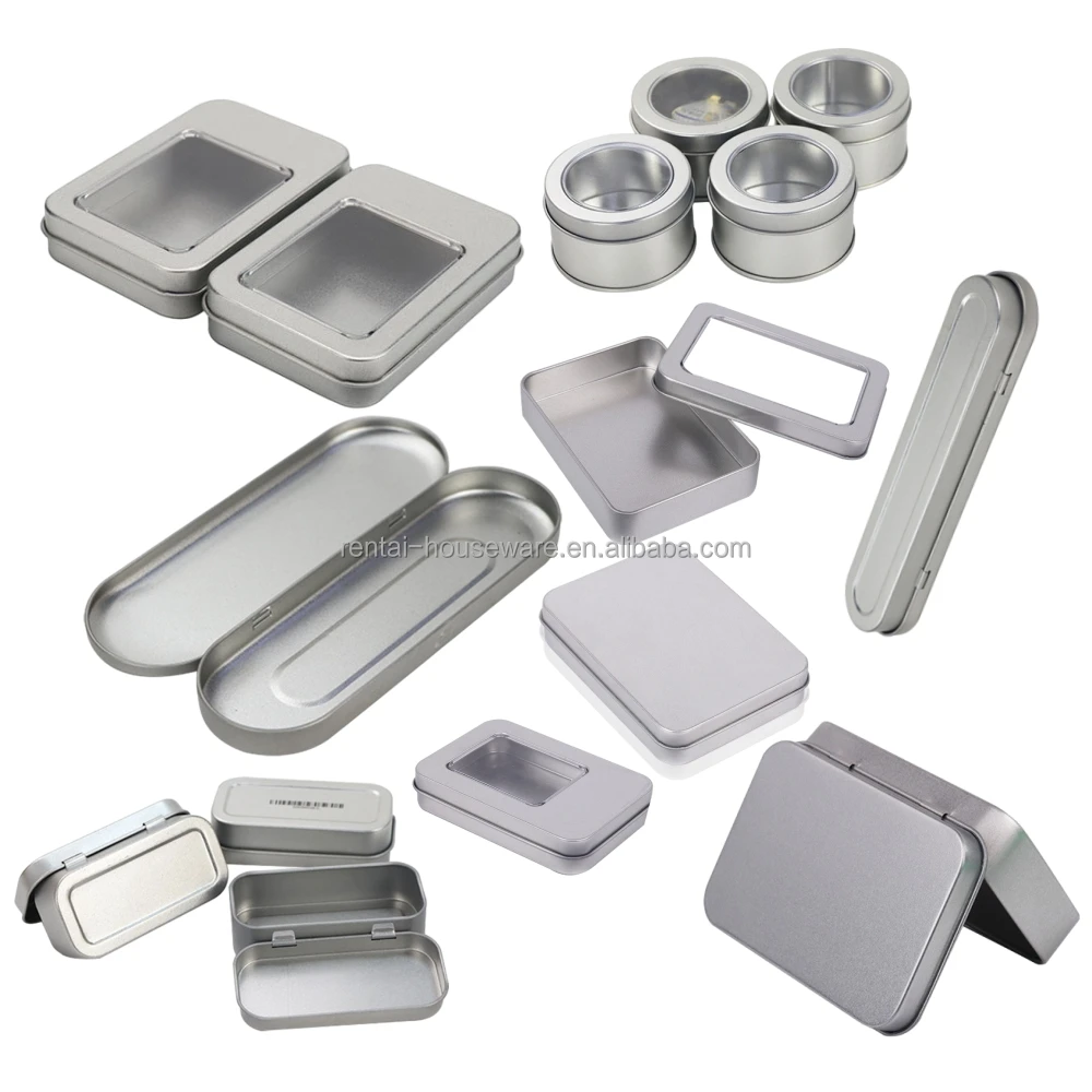 Custom Metalcase Slide Gift Packaging Tin Box Rectangular Square Metal ...