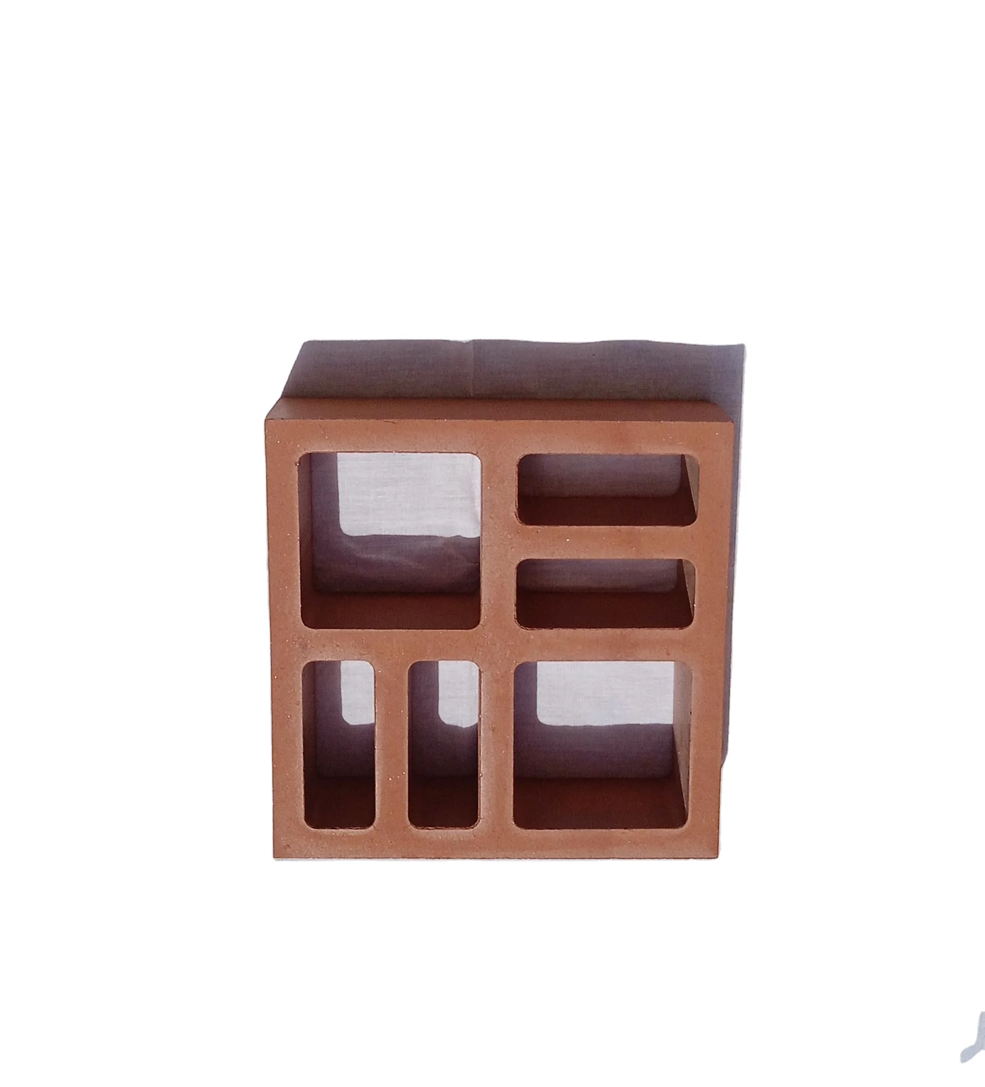 Natural Red Clay Terracotta Hollow Blocks for Wall Cladding