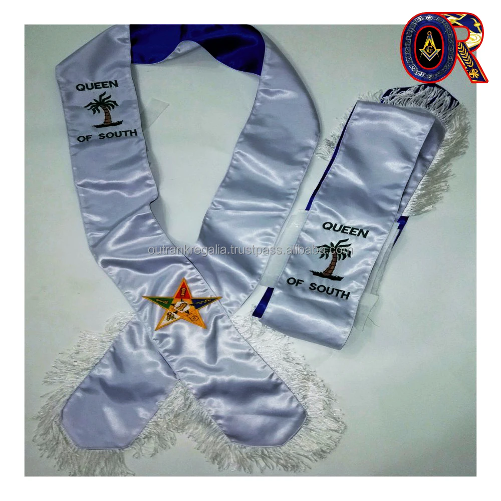 Masonic Regalia Queen Of South English Blue Lodges Master Mason Craft ...