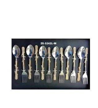 Modern Cutlery Set Contemporary Silverware Collection Flatware Ensemble ...