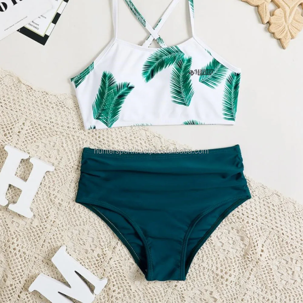 Private Label Oem Custom Kids Two Piece Swimsuit Beachwear Girls ...