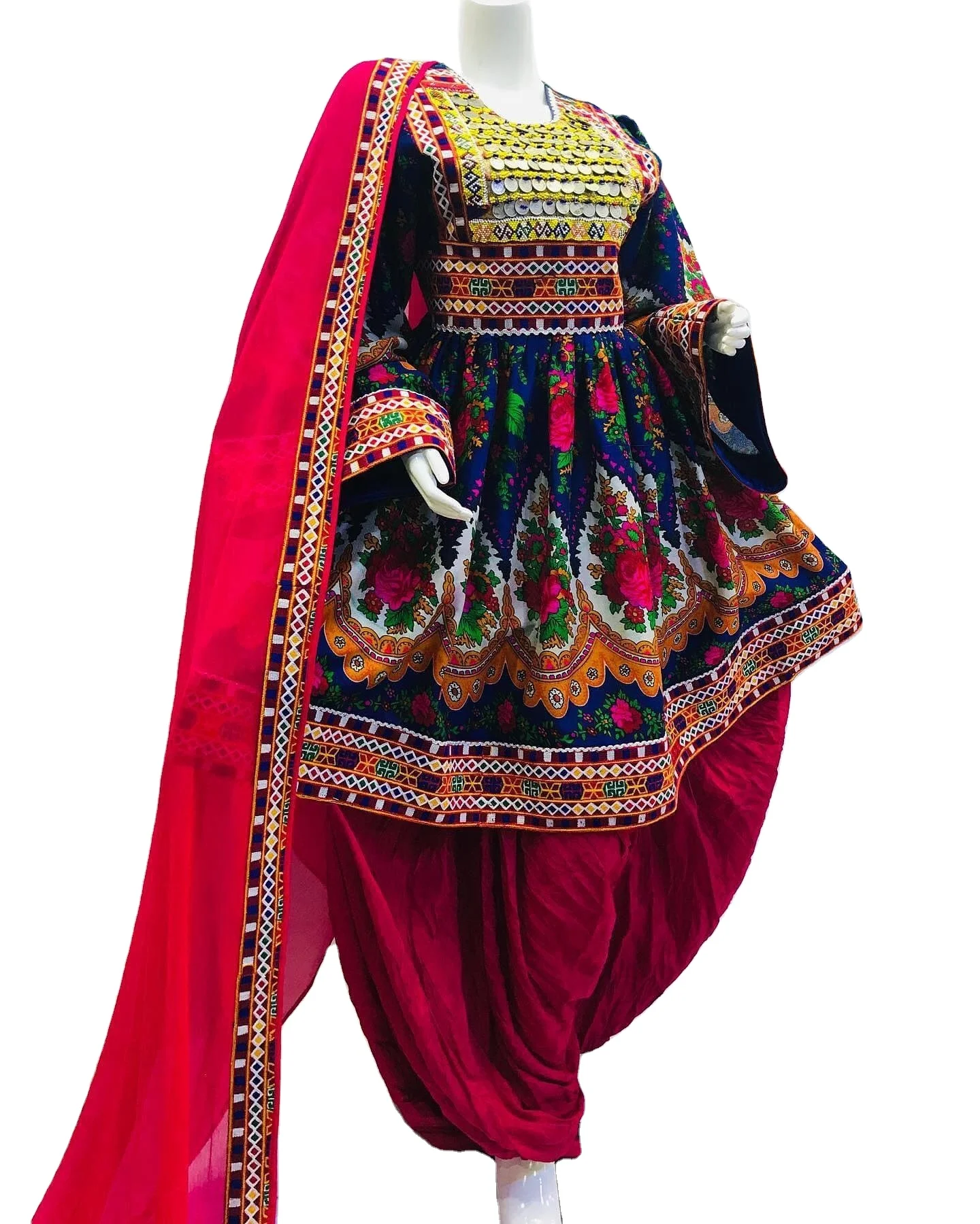 Tribal ethnic vintage kuchi dress, Afghan/Pakistan Kuchi party ...