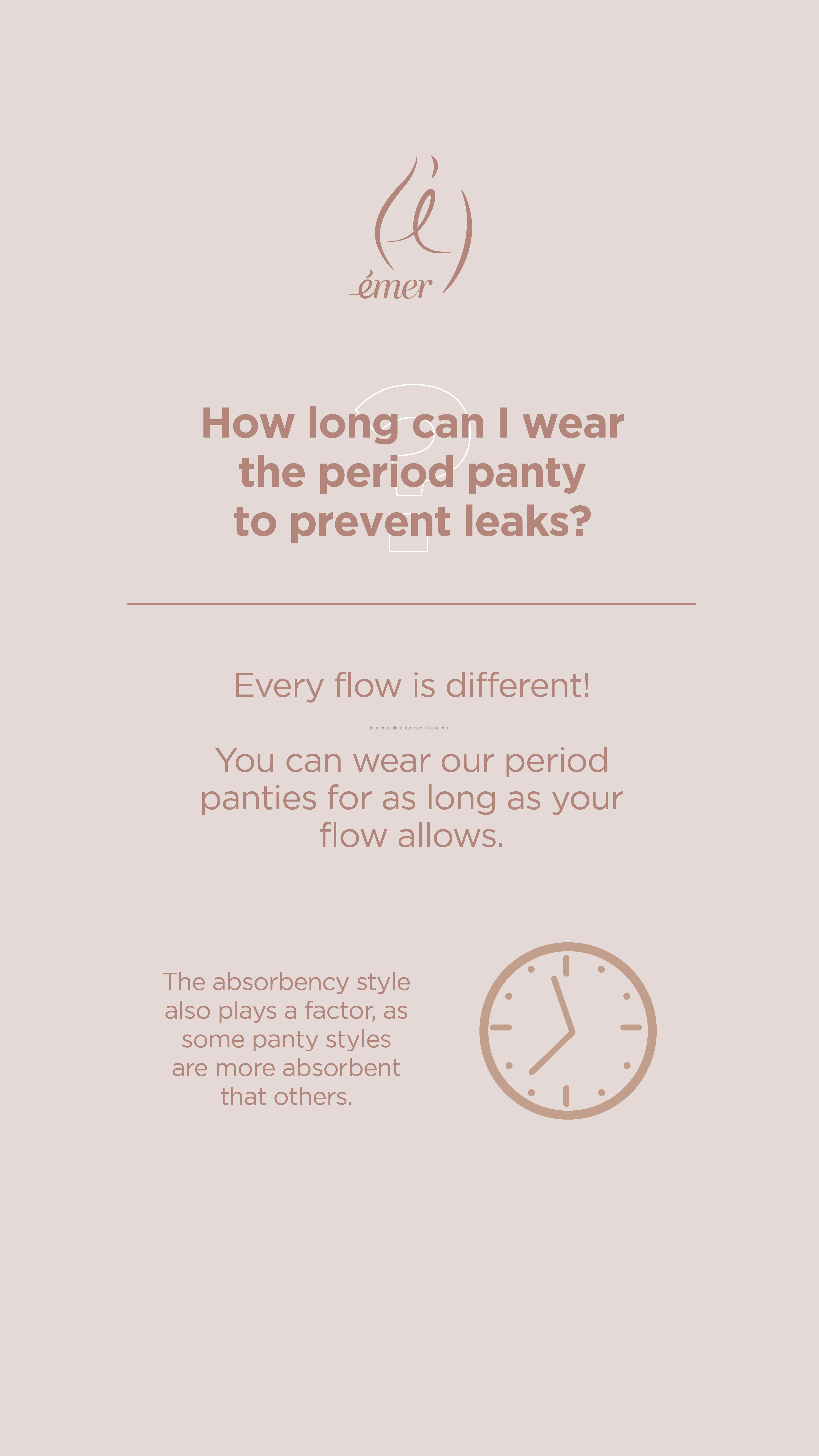 Emer Amelie Day Period Underwear - Buy Menstrual Panties day Period ...