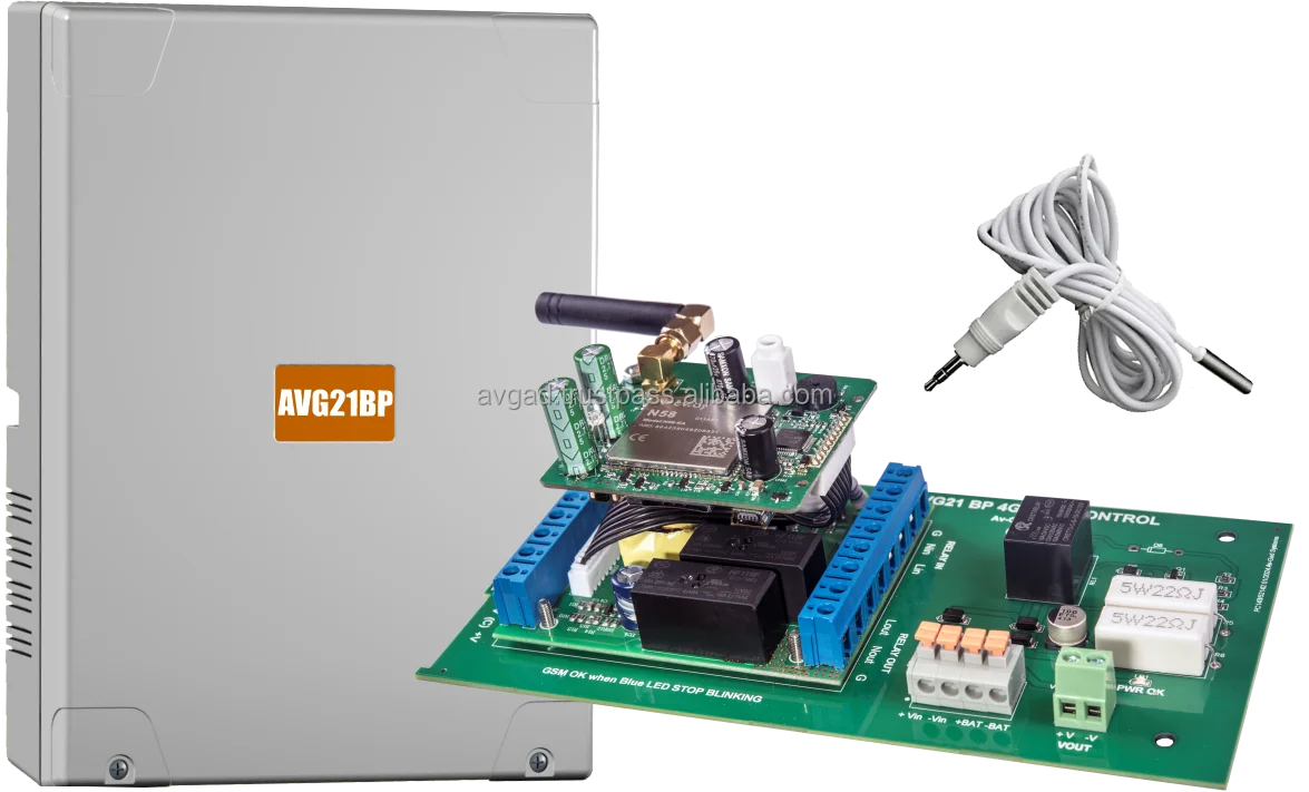 Series 4000 Security Control Cellular Sms Controller Kit Alarm System ...