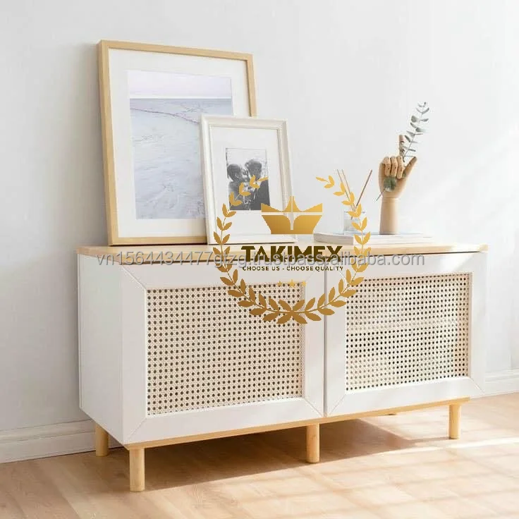 100% Natural Good Quality Rattan Cane Webbing / Rattan Peel / Round And ...