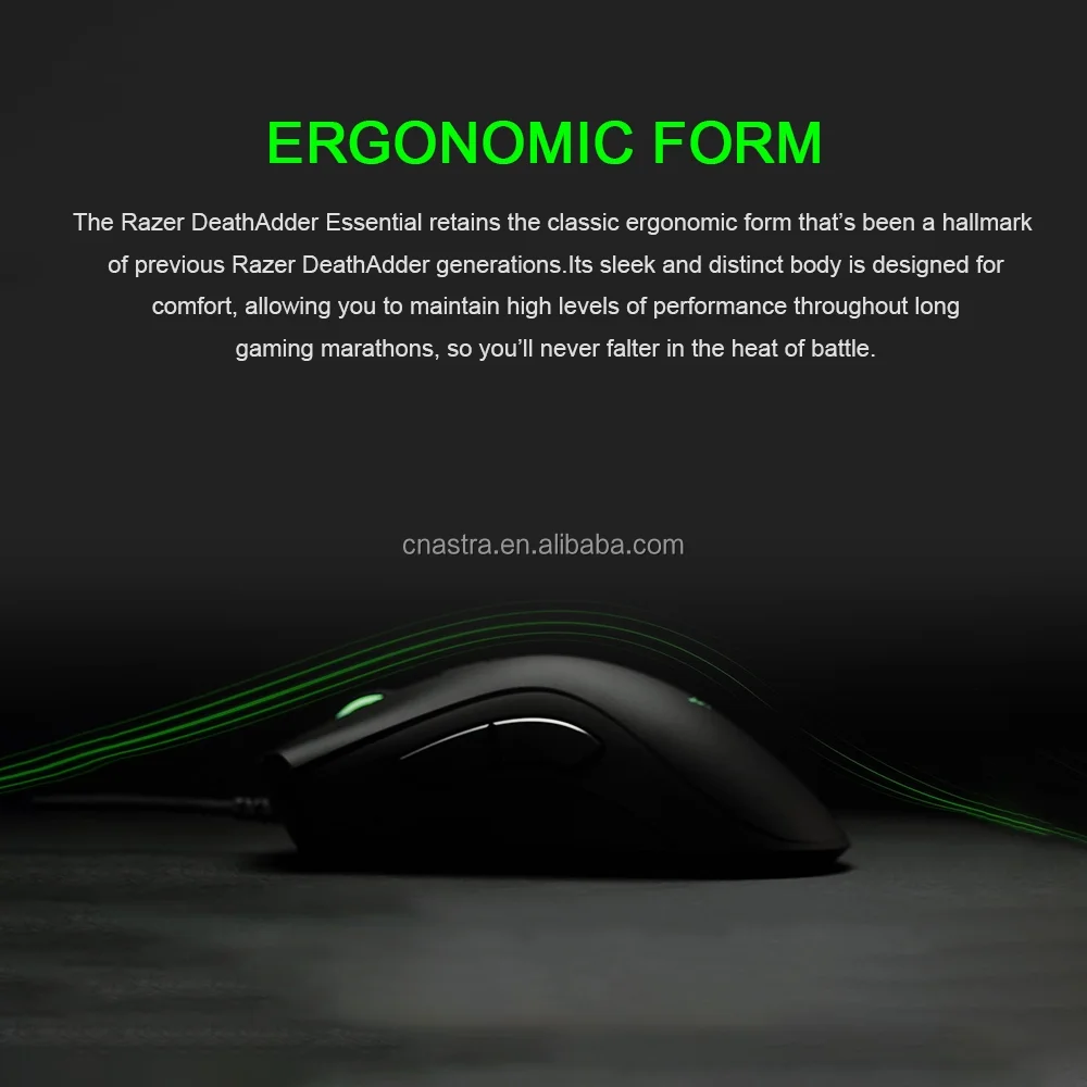 Razer Deathadder Essential Mouse - 6400 DPI Gaming Mouse