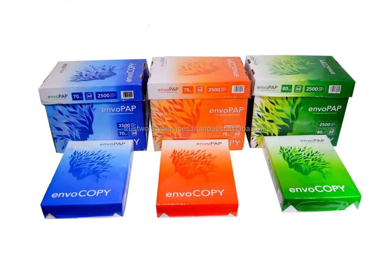 A4 Size Copier Paper Superlative Quality Envo Pap A4 Size 70 Gsm,80 Gsm ...